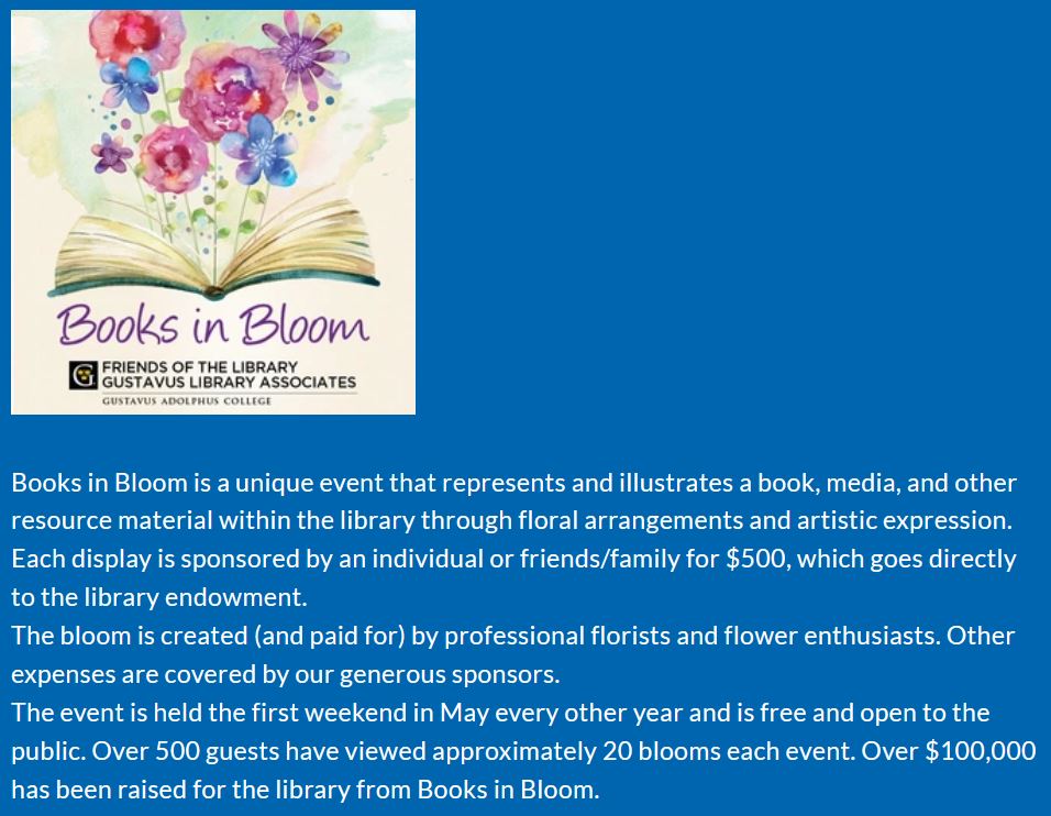 Books in Bloom - St. Peter Chamber