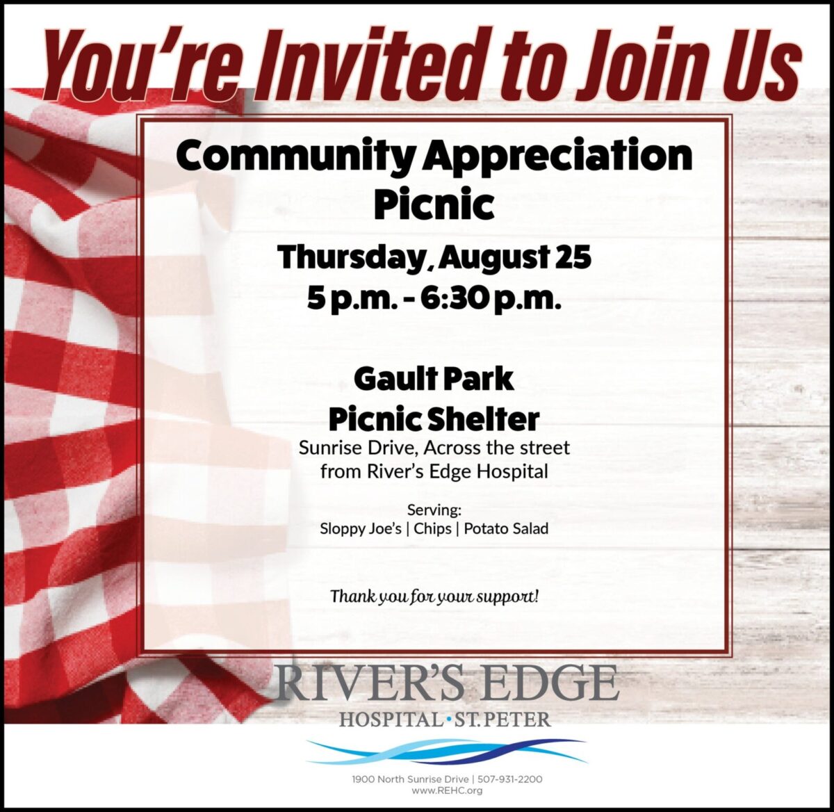 Community Appreciation Picnic - St. Peter Chamber
