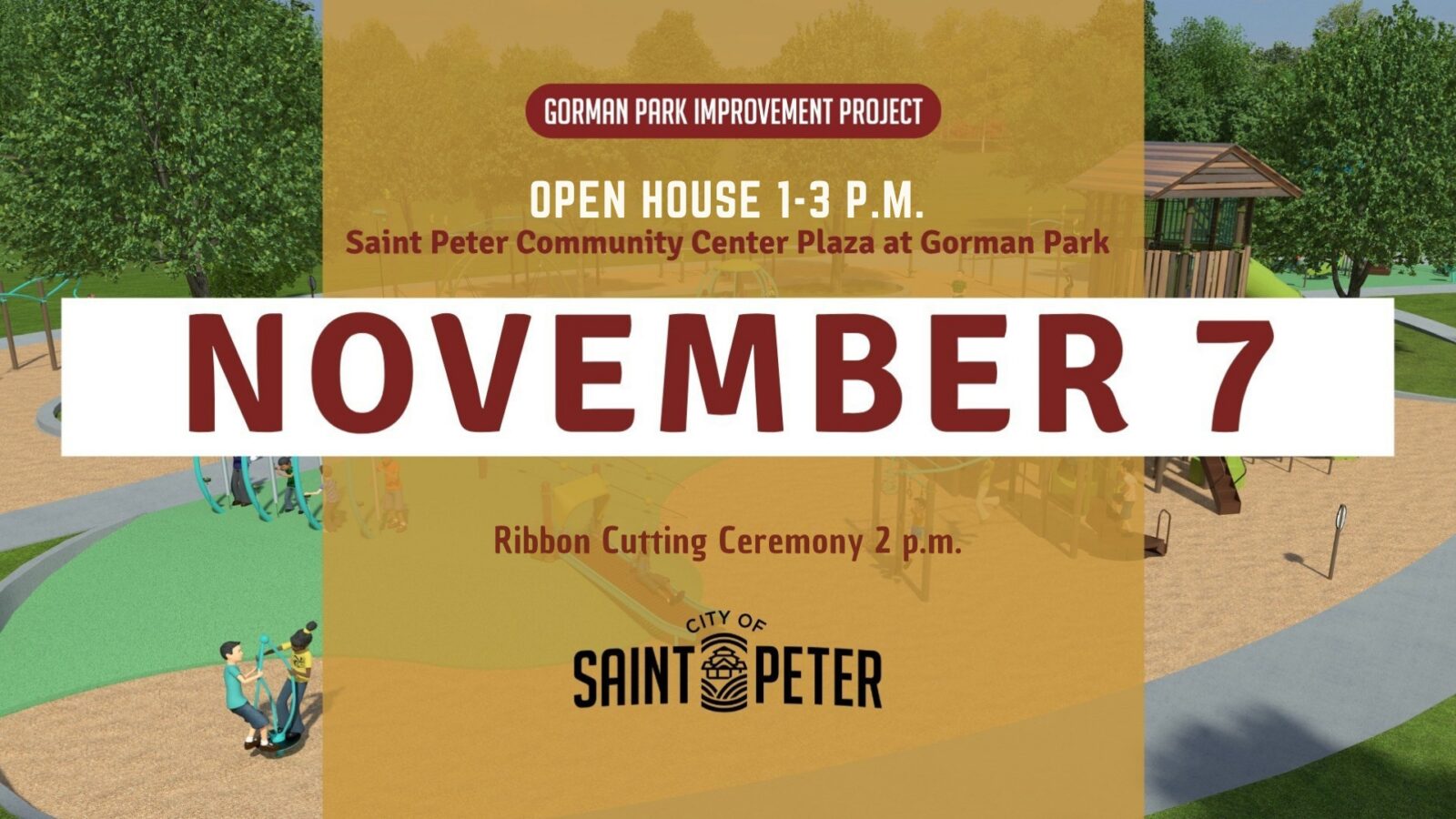 Gorman Park Open House and Ribbon Cutting Ceremony - St. Peter Chamber