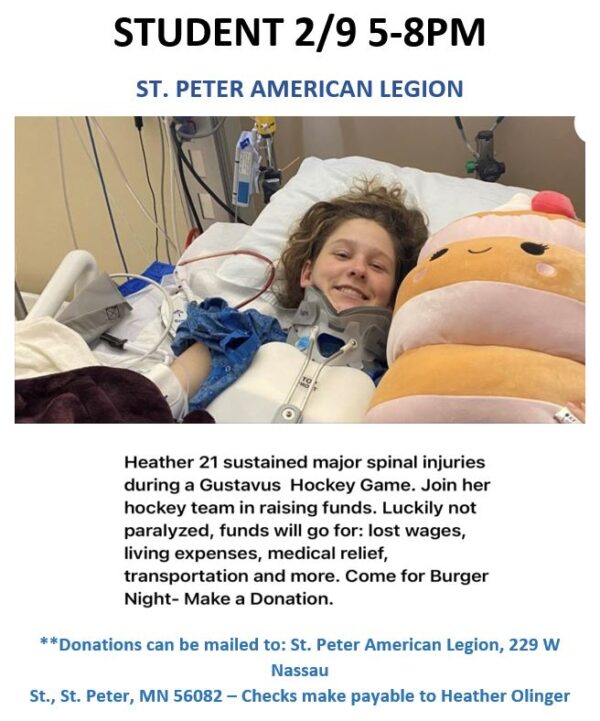 Heather Olinger Fundraiser - St. Peter Chamber