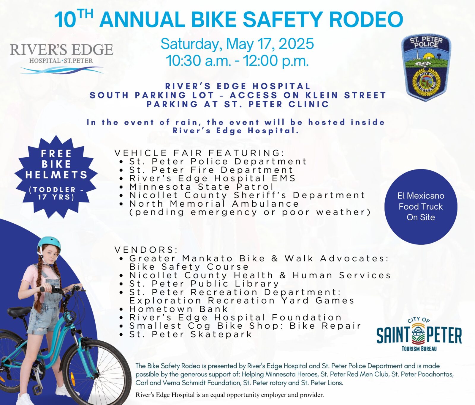 10th Annual Bike Safety Rodeo - St. Peter Chamber